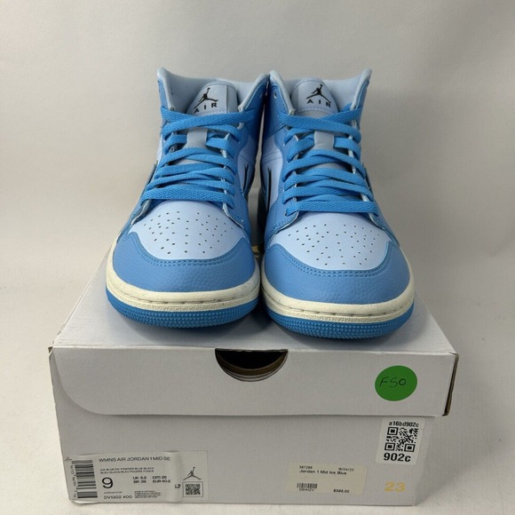 Nike | Shoes | Nike Shoes Air Jordan Mid Se Wmns Ice Bluepowder Blue ...